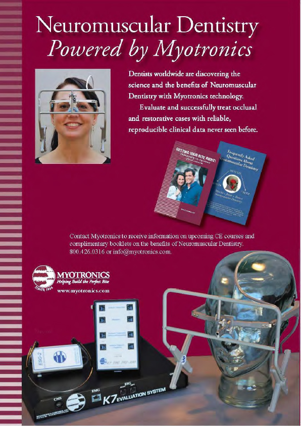 Neuromuscular Dentistry – STOMATOLOGY EDU JOURNAL Neuromuscular Dentistry – STOMATOLOGY EDU JOURNAL